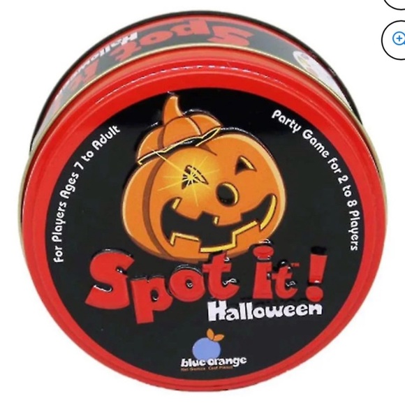 spot it! | Party Supplies | Spot It Halloween Party Game Red And Black ...